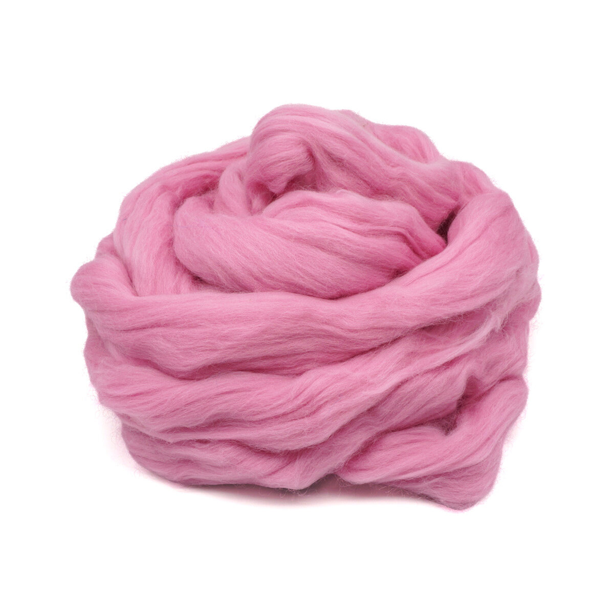 Шерсть для валяния мериносовая тонкая 100%, 100 гр. (29 розовая сирень)