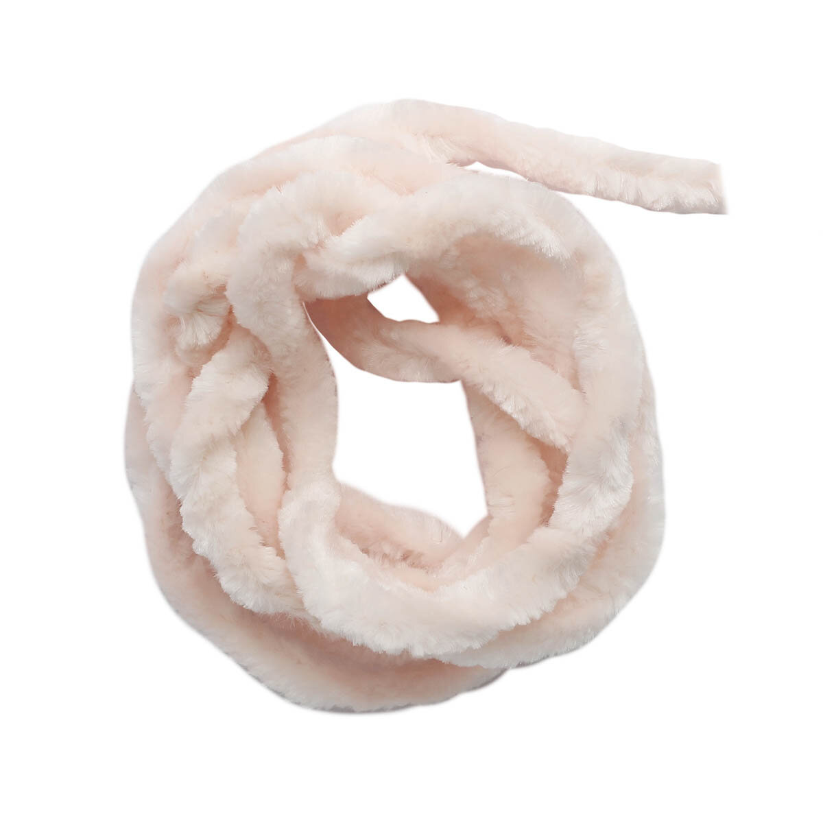 Синель для брошей 5мм*1м, микрополиэстер, Astra&Craft (пудровый)