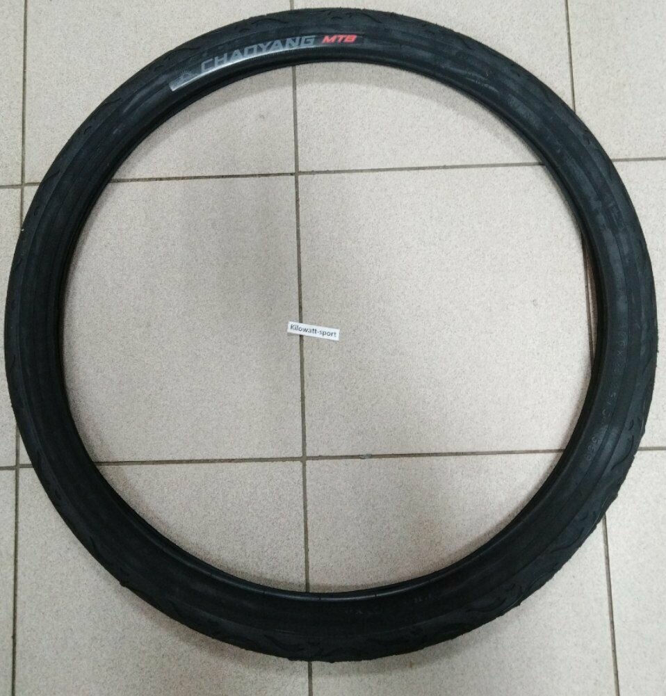 Велопокрышка 26"х2,125 черная Н-584 пламя (сликовый), Chaoyang