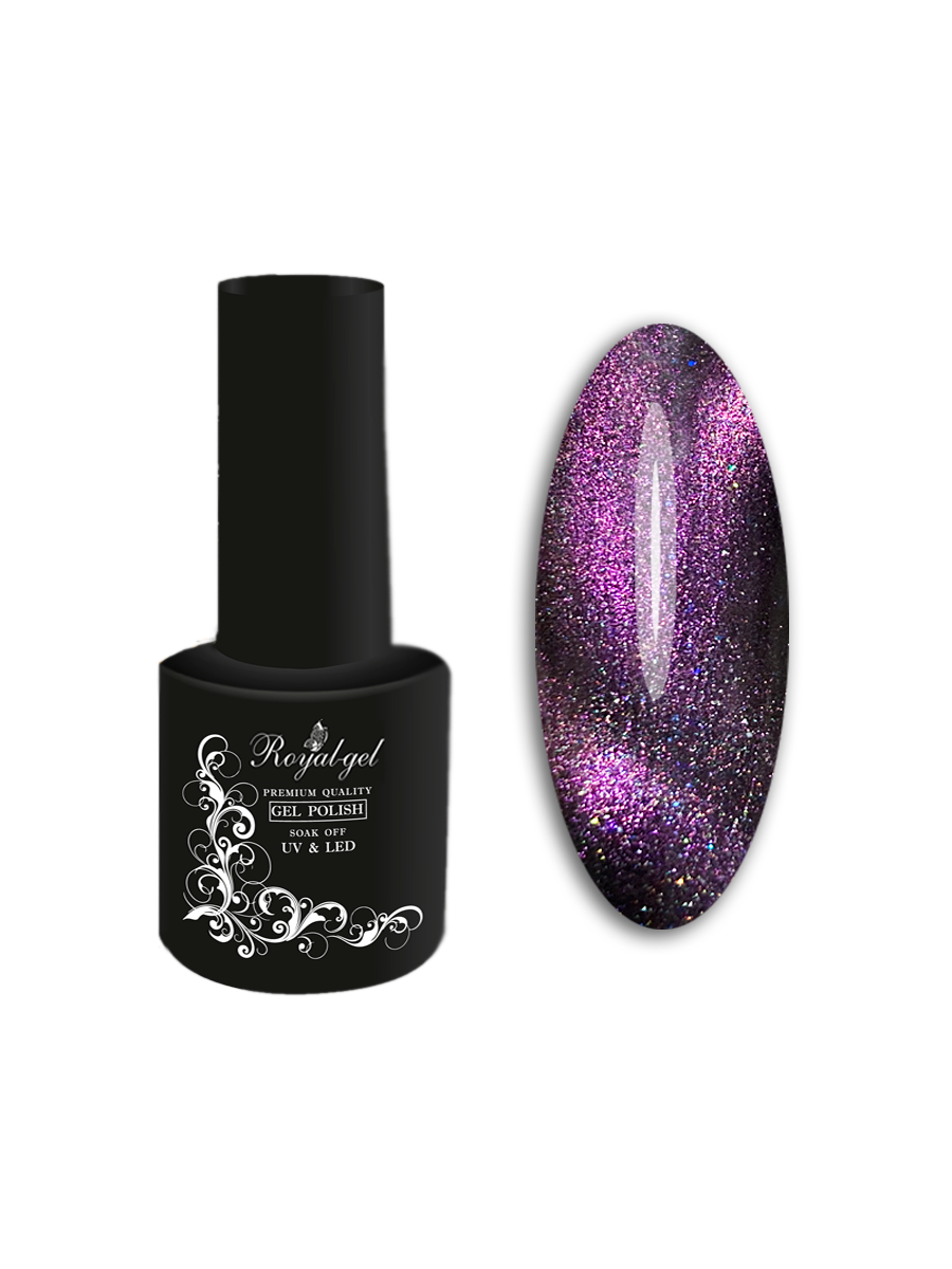 Гель лак Royal-gel "Северное сияние кошачий глаз " 5 мл. CSS13