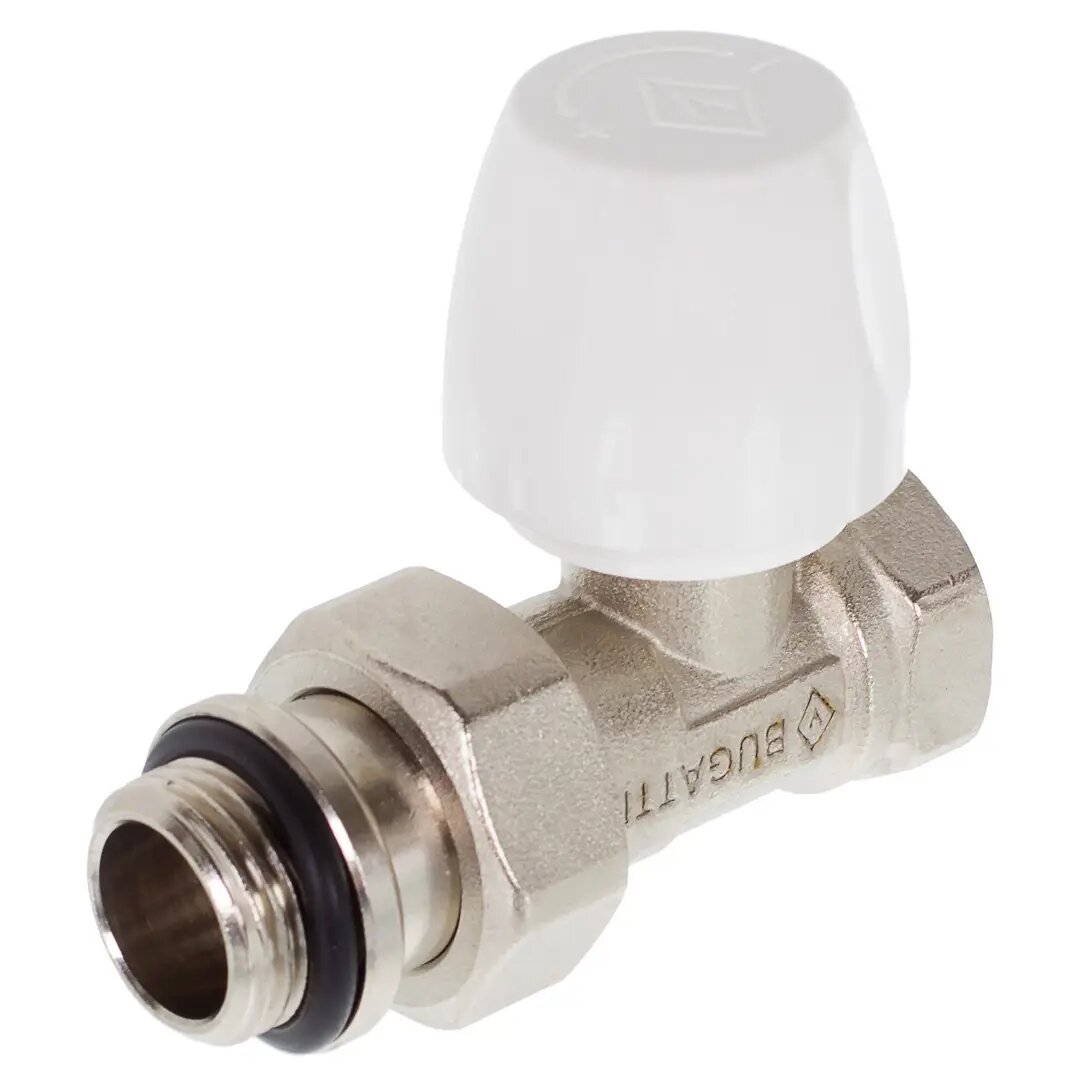 Клапан для радиатора прямой Bugatti 1/2 латунь