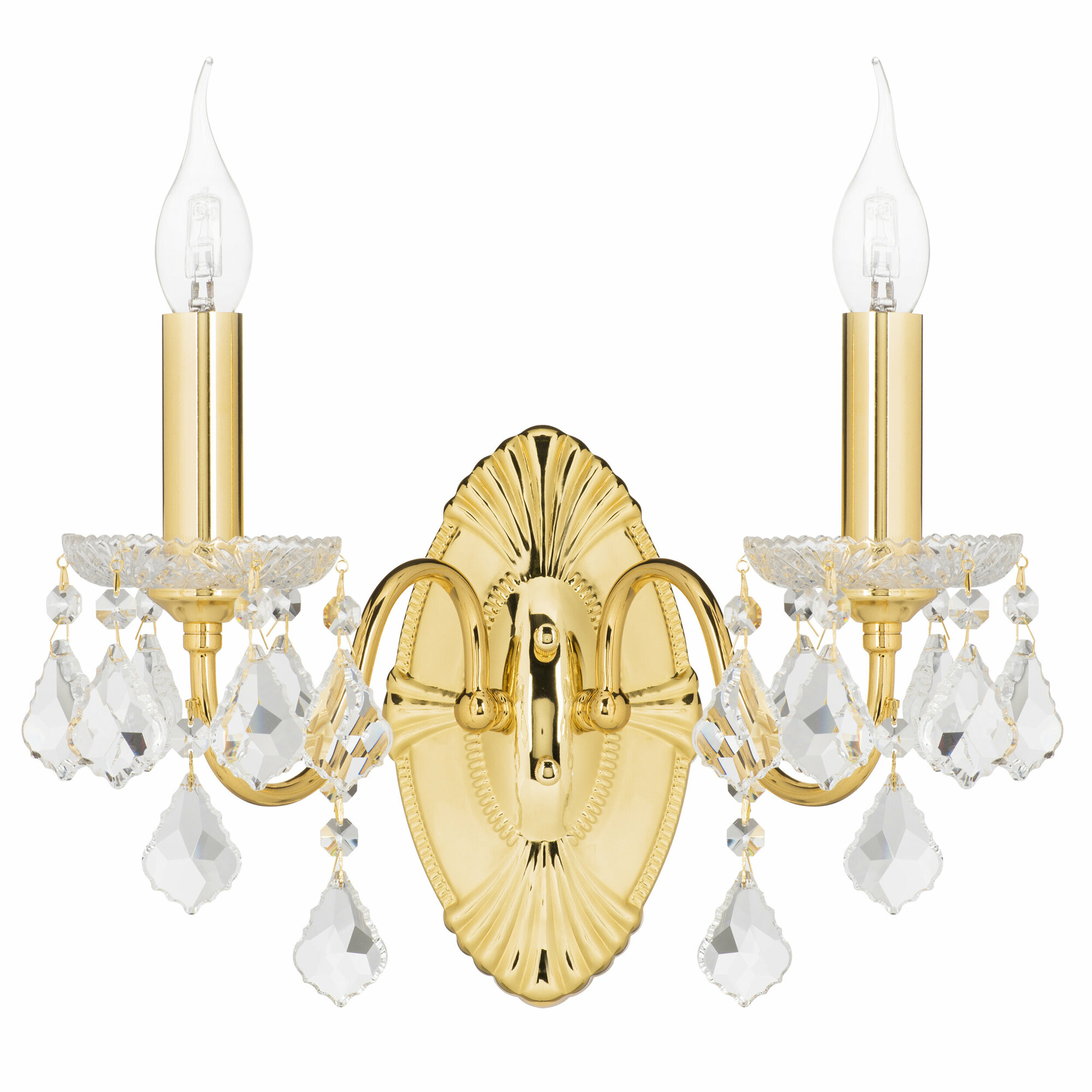 700622 Бра CLASSIC 2х60W E14 золото, шт