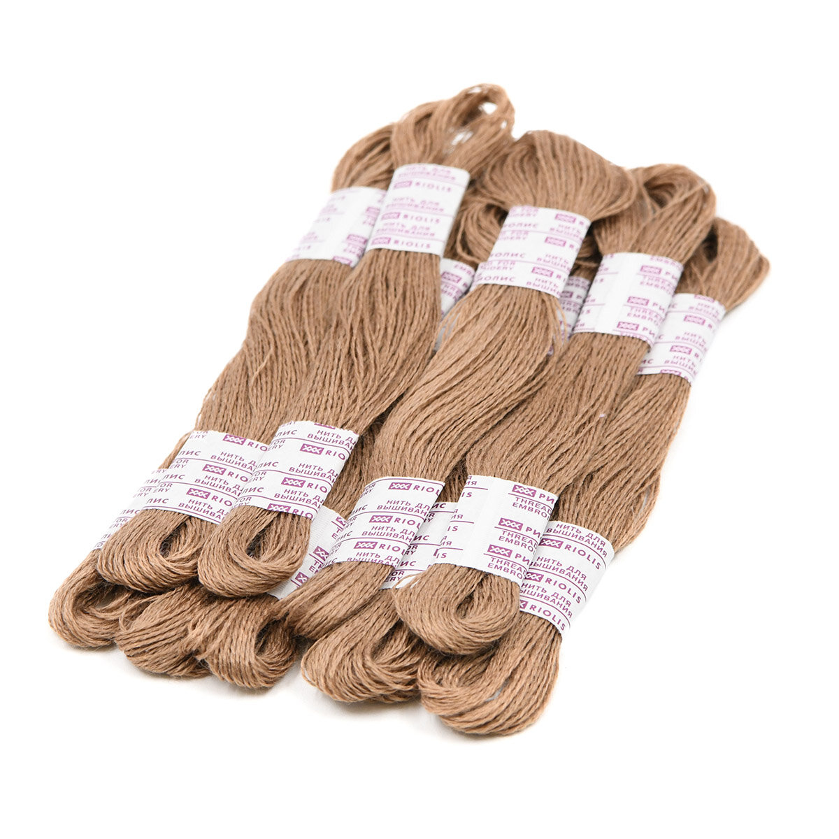 Мулине нитки для вышивания Риолис, 20 м*10 шт (шерсть, акрил), цвет 885