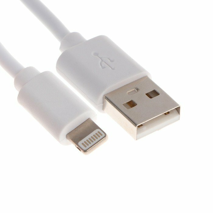 Кабель MAXVI MC-03 USB-Lightning Белый Lightning — фото 1