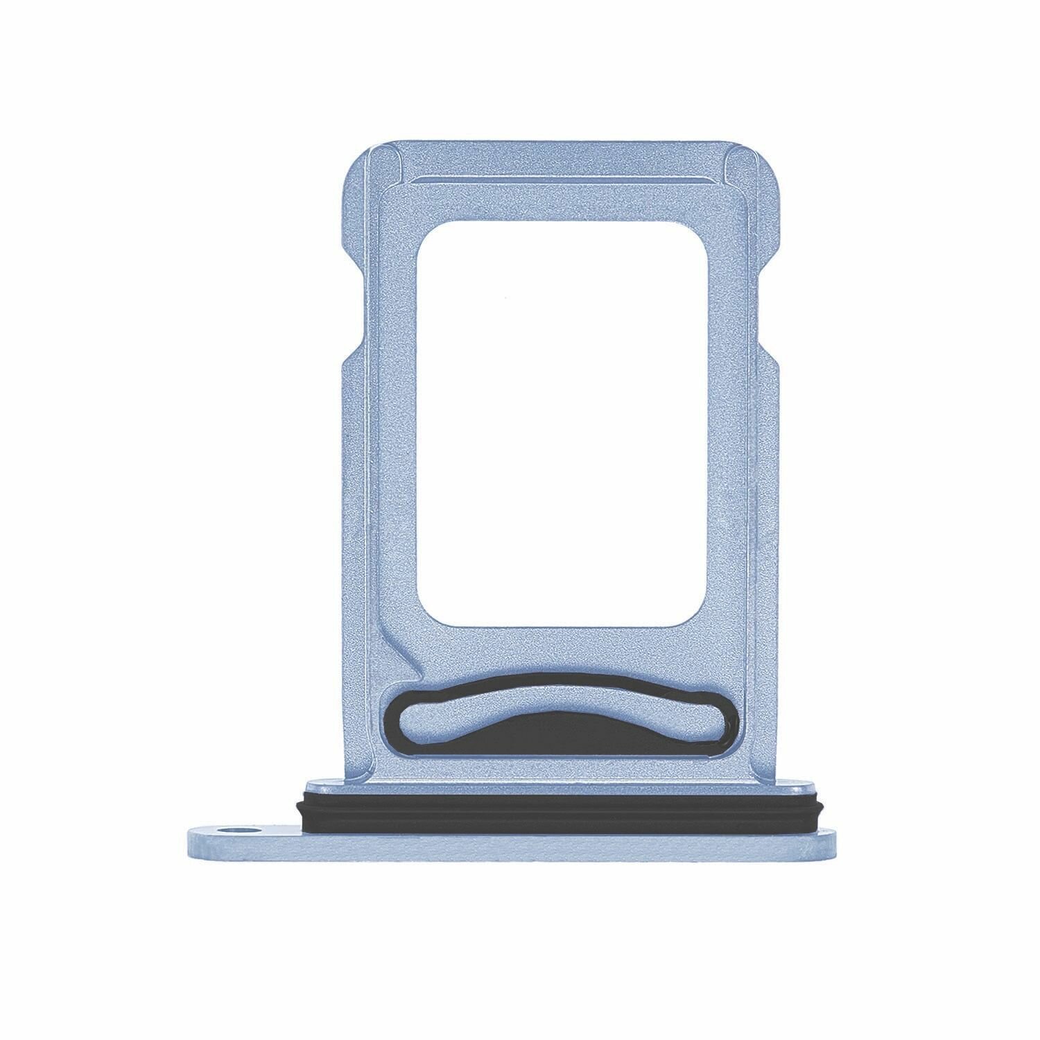 Лоток SIM-карты iPhone 15 / 15 Plus (Blue) (Dual SIM) — запасная часть для ремонта смартфона