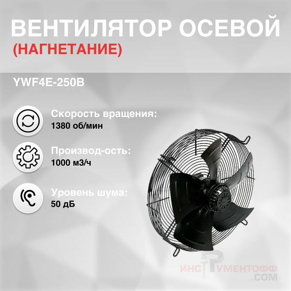 YWF4E-250B Вентилятор осевой (нагнетание)