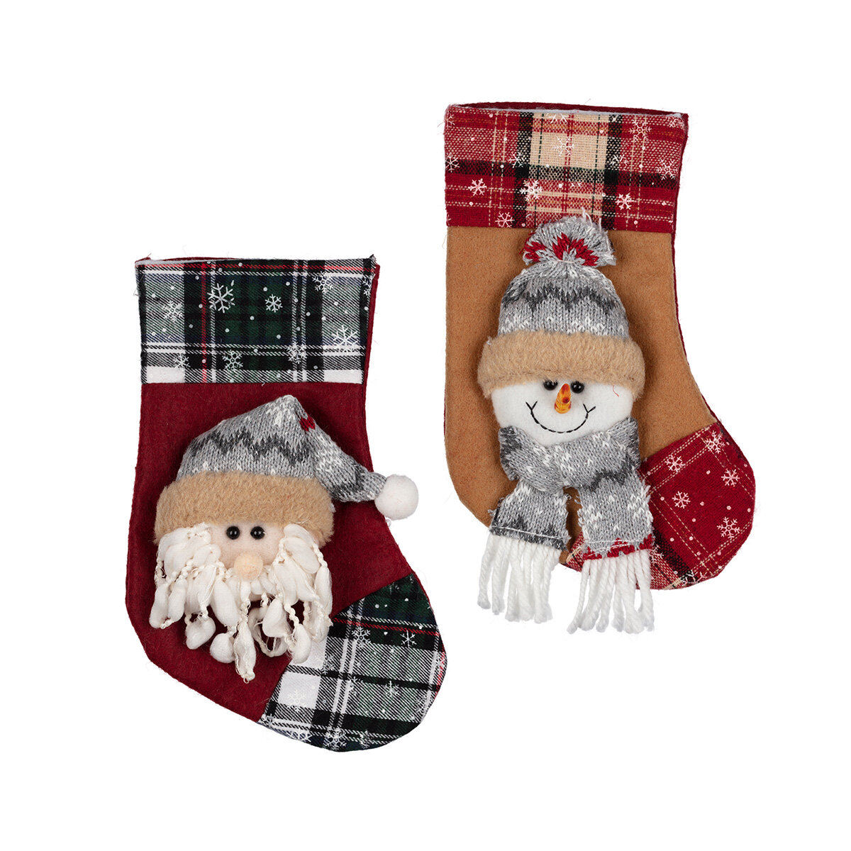 Новогодний носок "SNOWEEKON" SNW-36 15 х 22 см 1 шт. №01