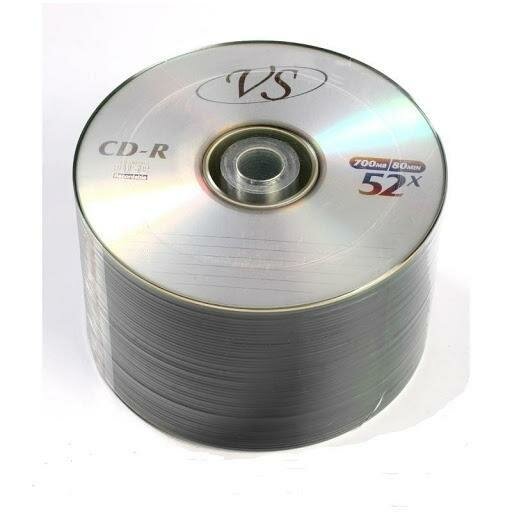 Диски Vs CD-R 80 52x Bulk/50 (VSCDRB5003)
