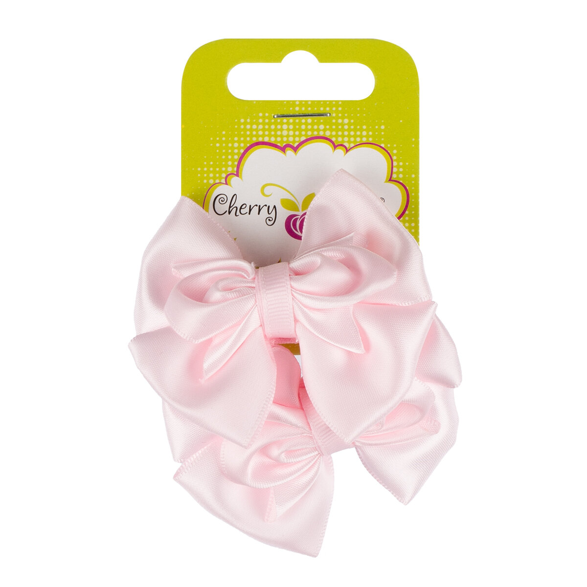 Набор резинок для волос "CHERRY MARY" DR07046 2 шт. №01 нежно-розовый