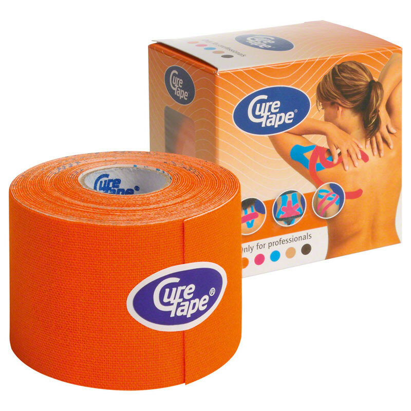 Тейп кинезиологический CureTape Orange 160196, 5см. x5м.
