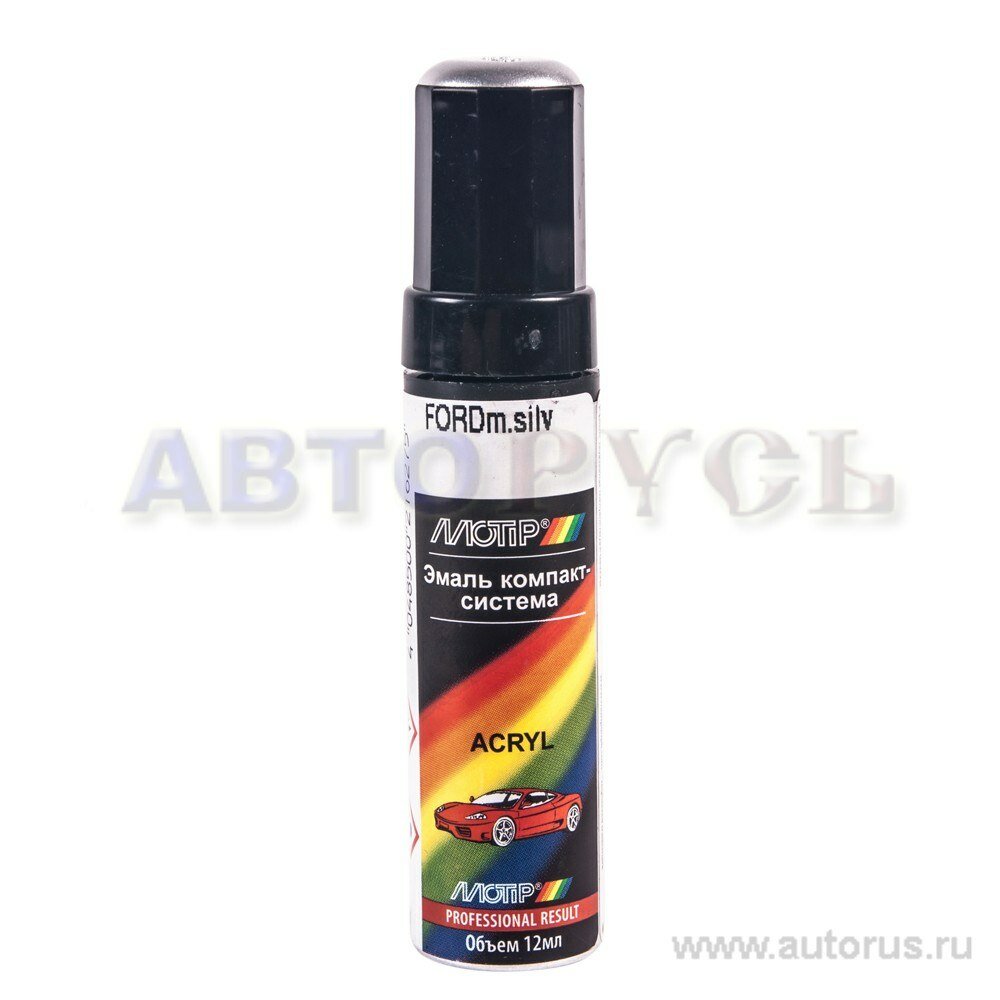 Краска с кисточкой motip ford мундаст силвер me, 12 мл motip ford moondust silver me 12ml