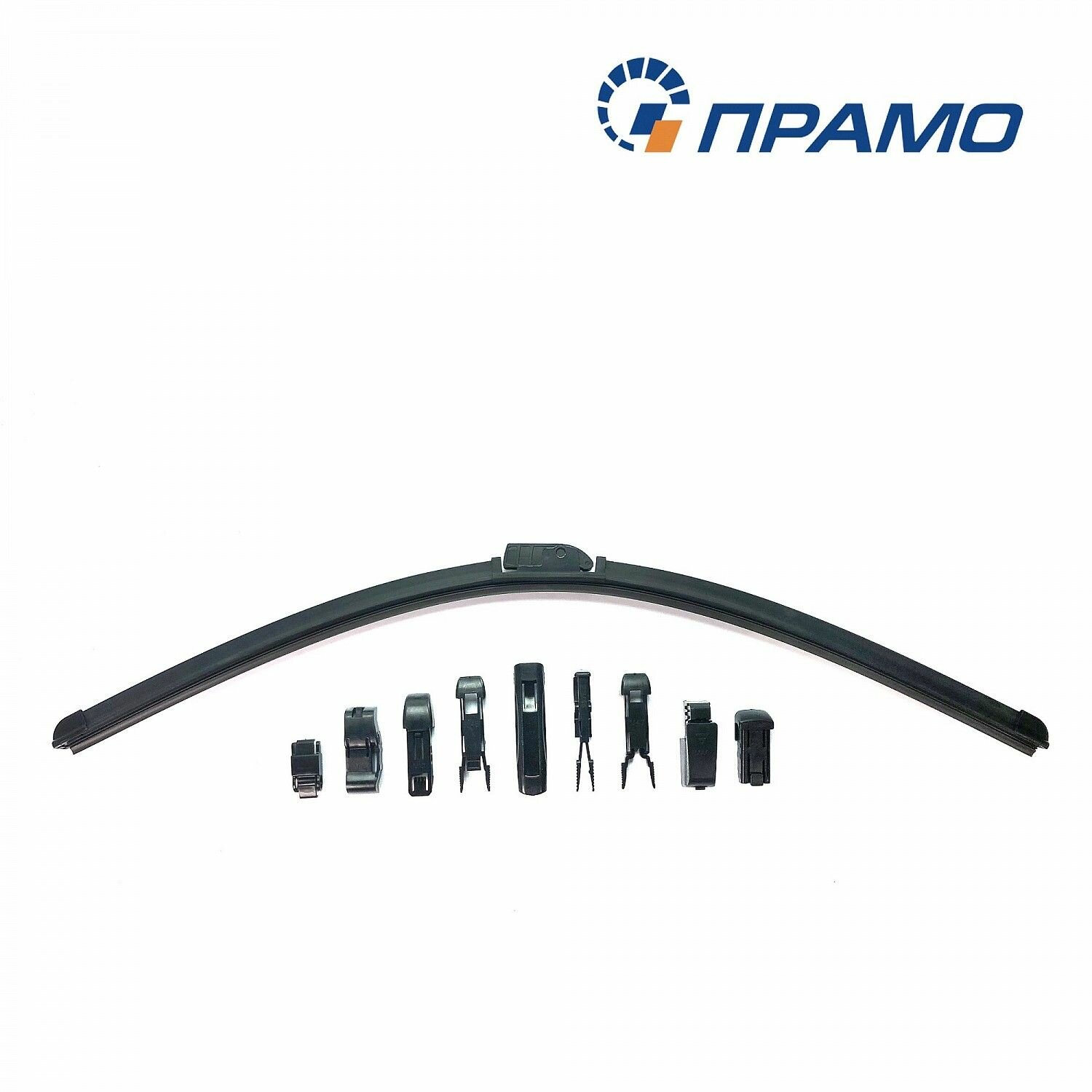 Щетка стеклоочистителя бескаркасная (650 мм) универсальная 10 адаптеров "прамо", WB-U-1650-P