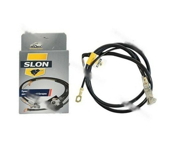 Провод АКБ (-) для ВАЗ 21213, Slon, карбюратор, артикул 21214-3724080-11, обеспечивает надежное соединение.