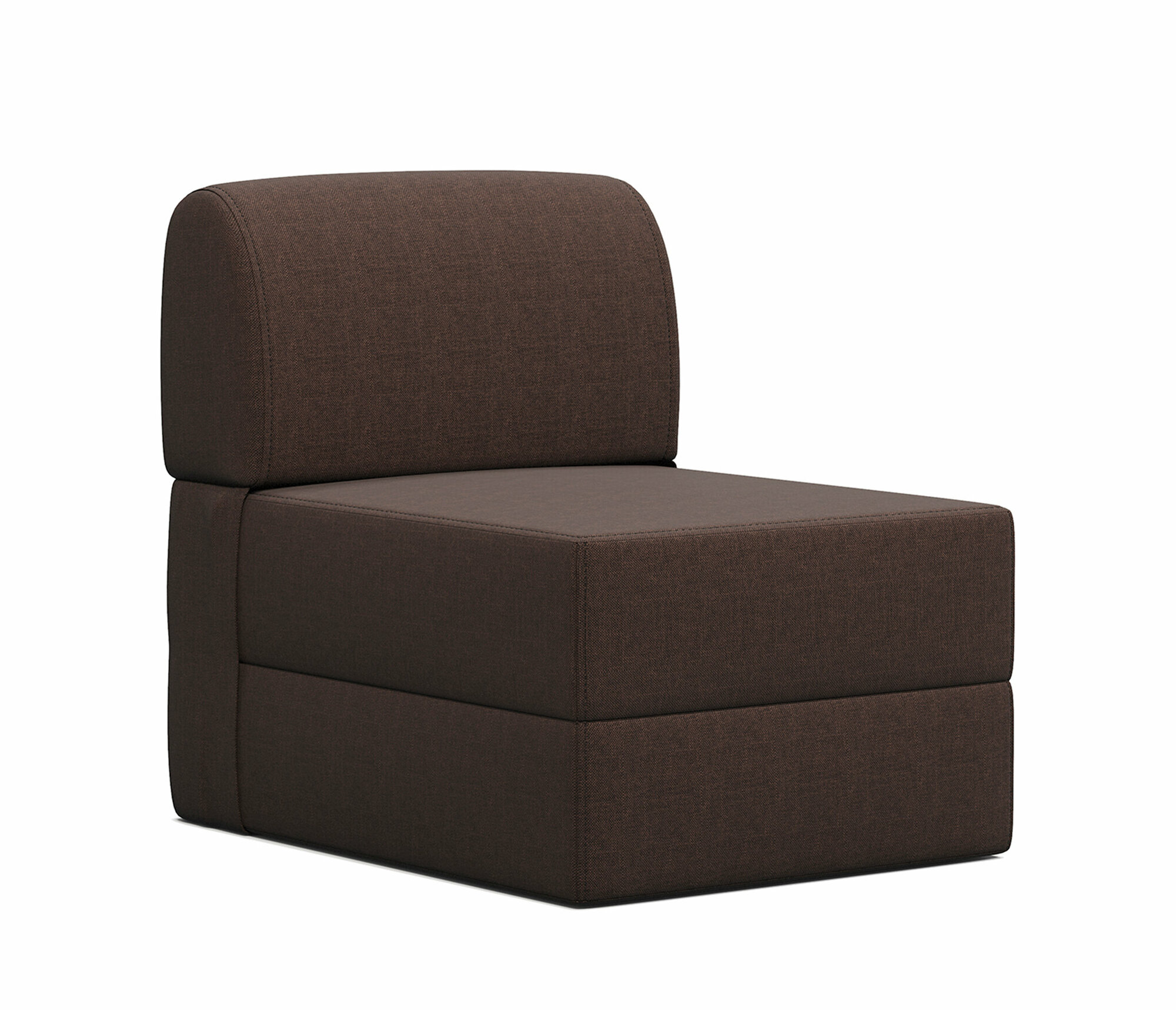 Кресло-кровать "Рио", раскладное, бескаркасное, съемный чехол, шоколад коричневый