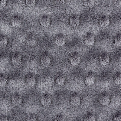 Ткань для игрушек, плюш "PEPPY" PEVD, 48x48см, 309г/кв. м, 100% полиэстер 18 т. серый