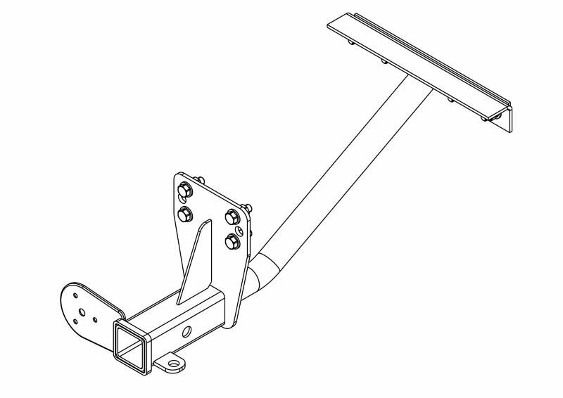 Фаркоп на УАЗ 31512(469), 31514,463, Hunter американский квадрат 2003- (без электрики, паспорт/сертификат в комплекте) Автос. UAZ-11