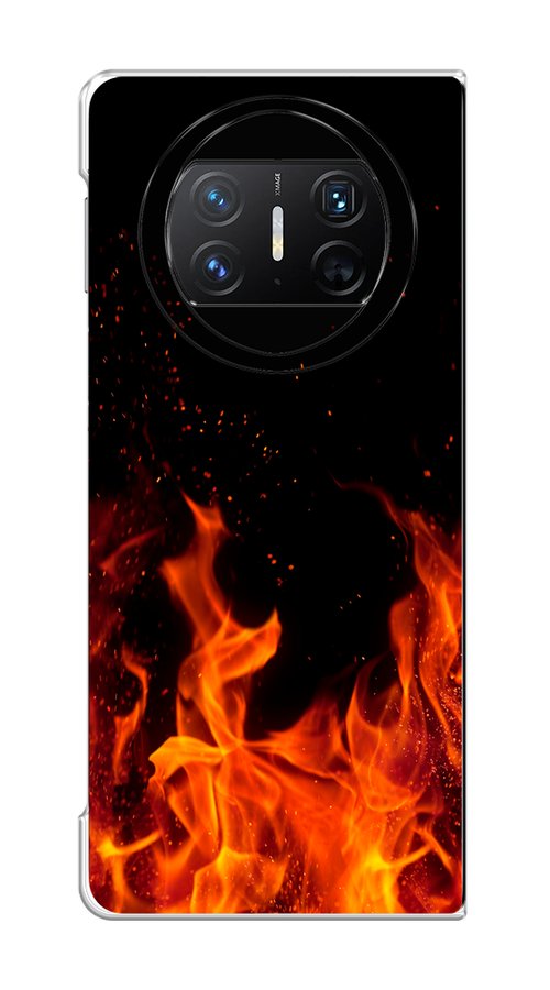 Чехол на Huawei Mate X3 / Хуавей Мейт X3 с принтом Все в огне