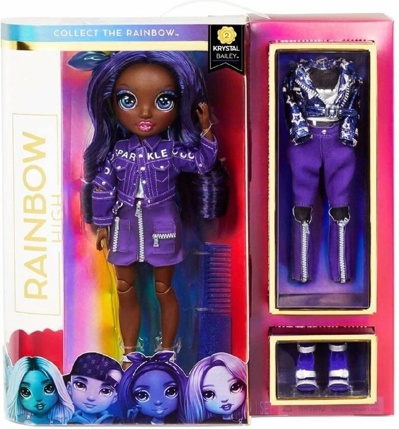 Кукла Rainbow High Fashion Doll- Indigo 572114