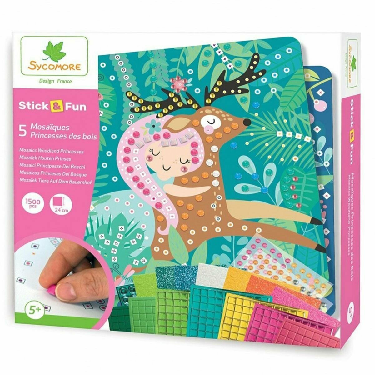 Набор для декорирования Sycomore STICK & FUN, Лесные принцессы