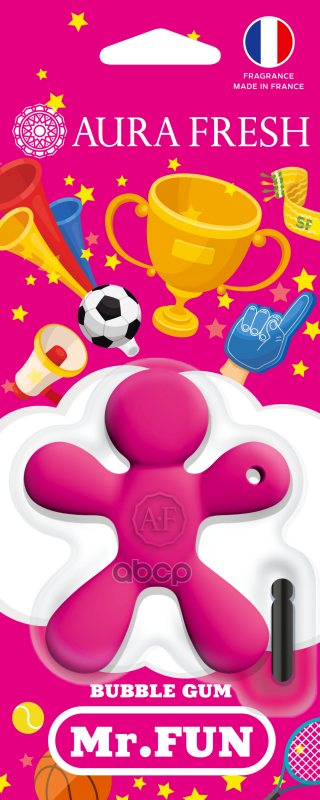 Ароматизатор на кондиционер (Babbl gum/Баббл гам) "AURA FRESH" MR.FUN Aura Fresh арт. 23178