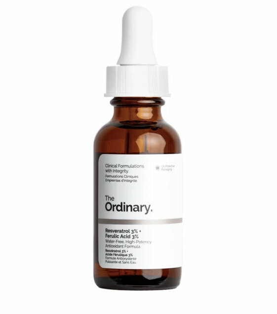 The Ordinary Resveratrol 3% + Ferulic Acid 3% сыворотка с ресвератролом 3%+с феруловой кислотой 3%, 30мл