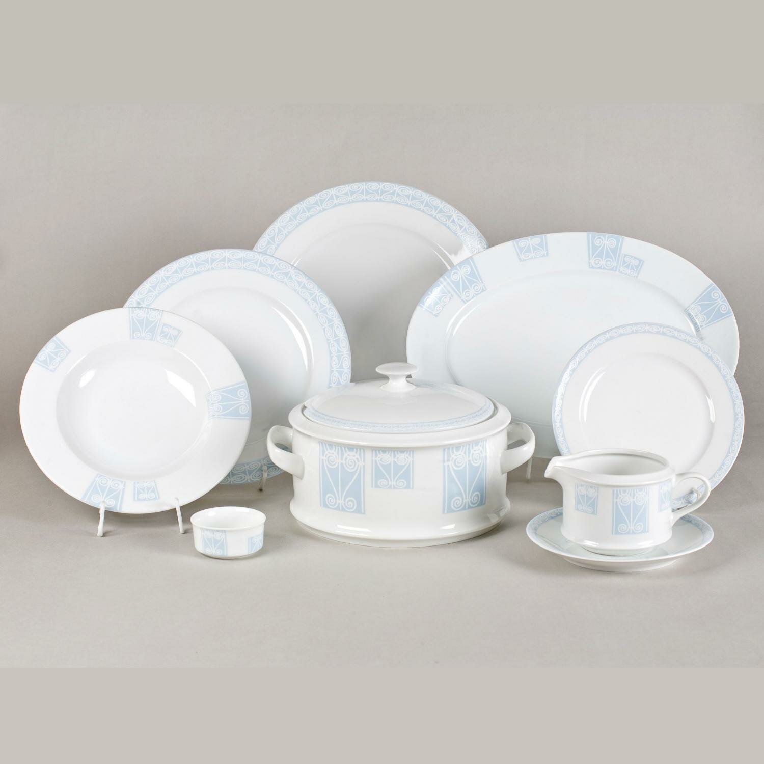 Обеденный сервиз Leander Sabina Modrý ornament 02162021-242B