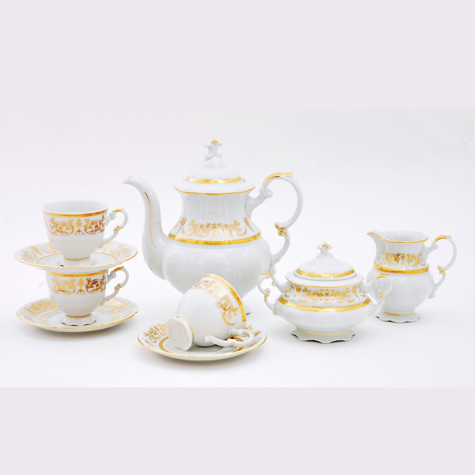 Кофейный сервиз Leander Sonata Zlatý Ornament 07160714-1373