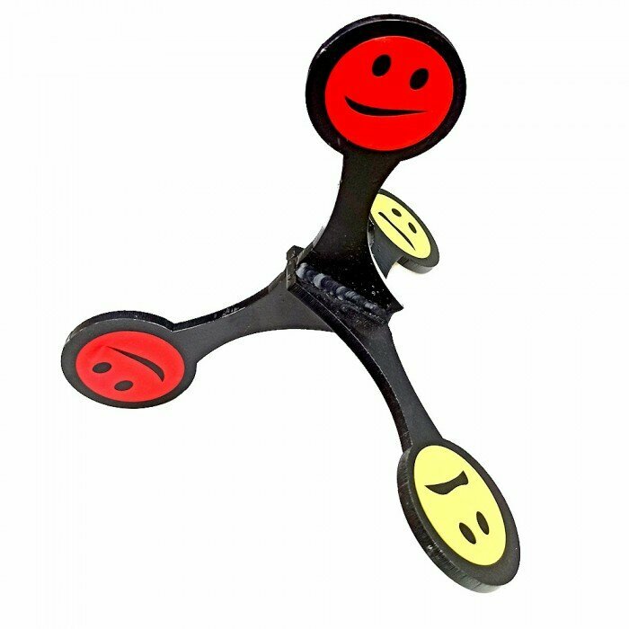 Мишень перекатная Shootman Неваляшка Смайлик (20 см) металл 5 мм
