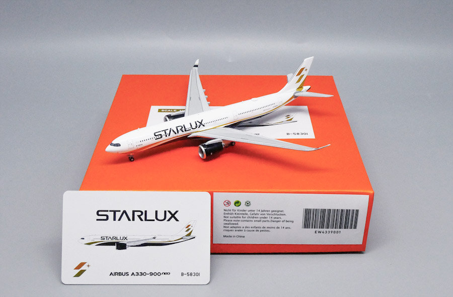 JC Wings Модель самолета Airbus A330-900neo Starlux Airlines