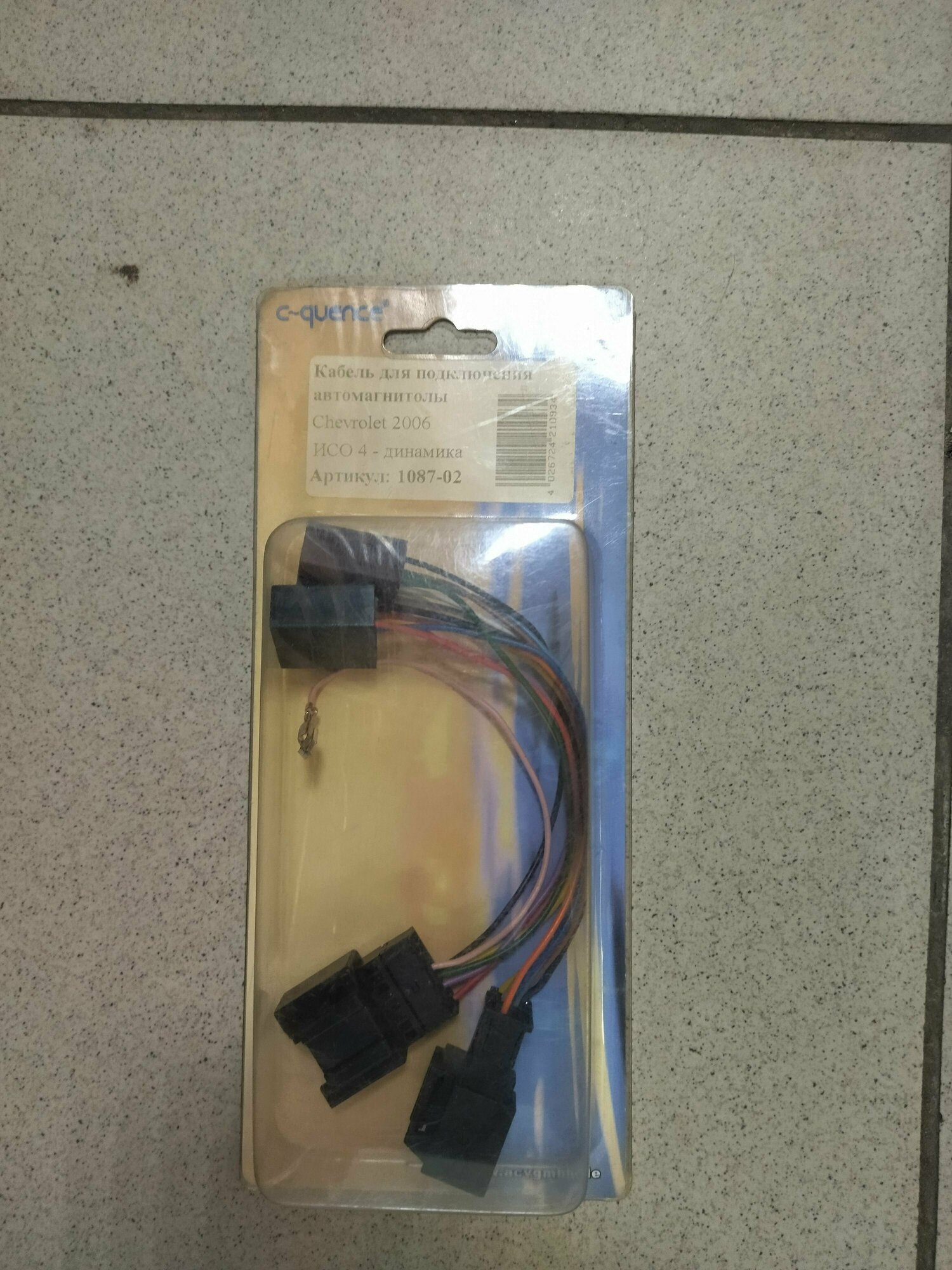 Переходник ISO Chevrolet / Opel, 1087-02