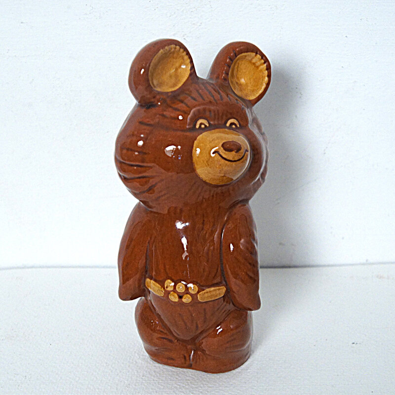 Фарфоровая статуэтка, Олимпийский Мишка