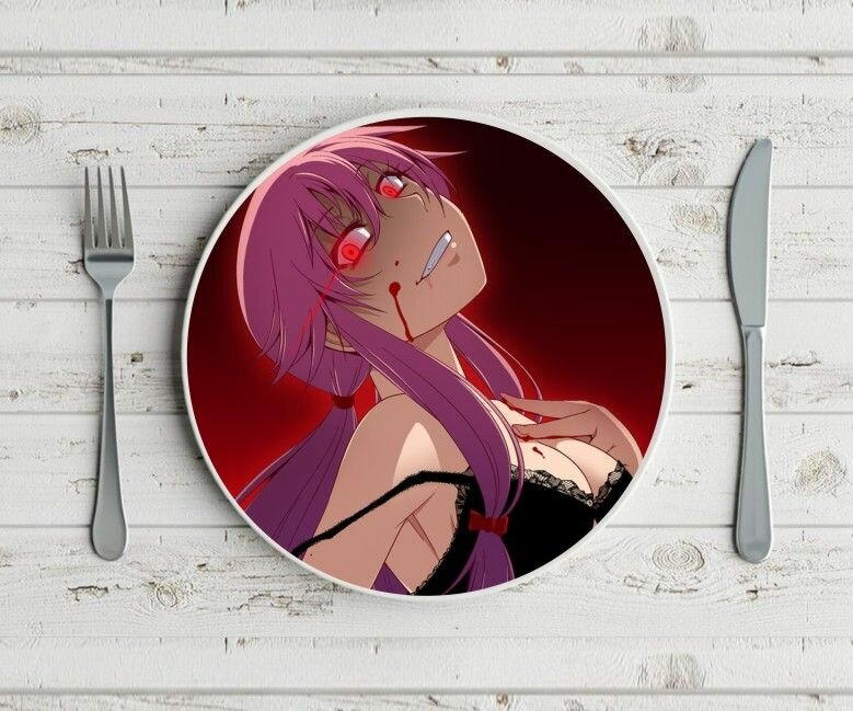 Тарелка The Future Diary, Дневник будущего №1