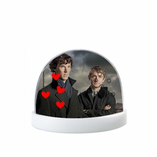 Водяной шар Шерлок, Sherlock №3, Искусственный снег