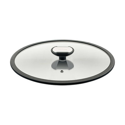 007580 Berndes крышка стеклянная силикон черный 20