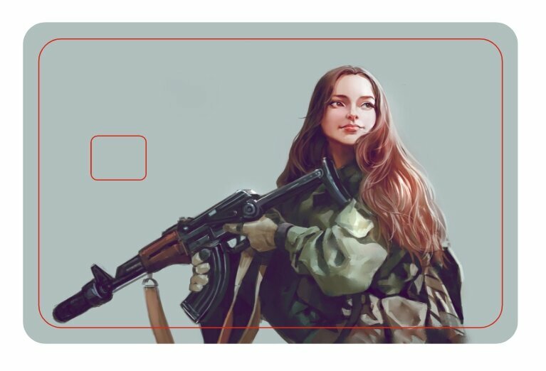 Наклейка на банковскую карту, стикер на карту, мемы, приколы, комиксы, стильная наклейка, девушка, girl