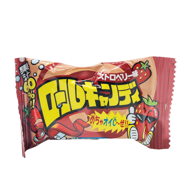 Конфета-ролл мягкая со вкусом клубники Yaokin Inc 20 г, Япония