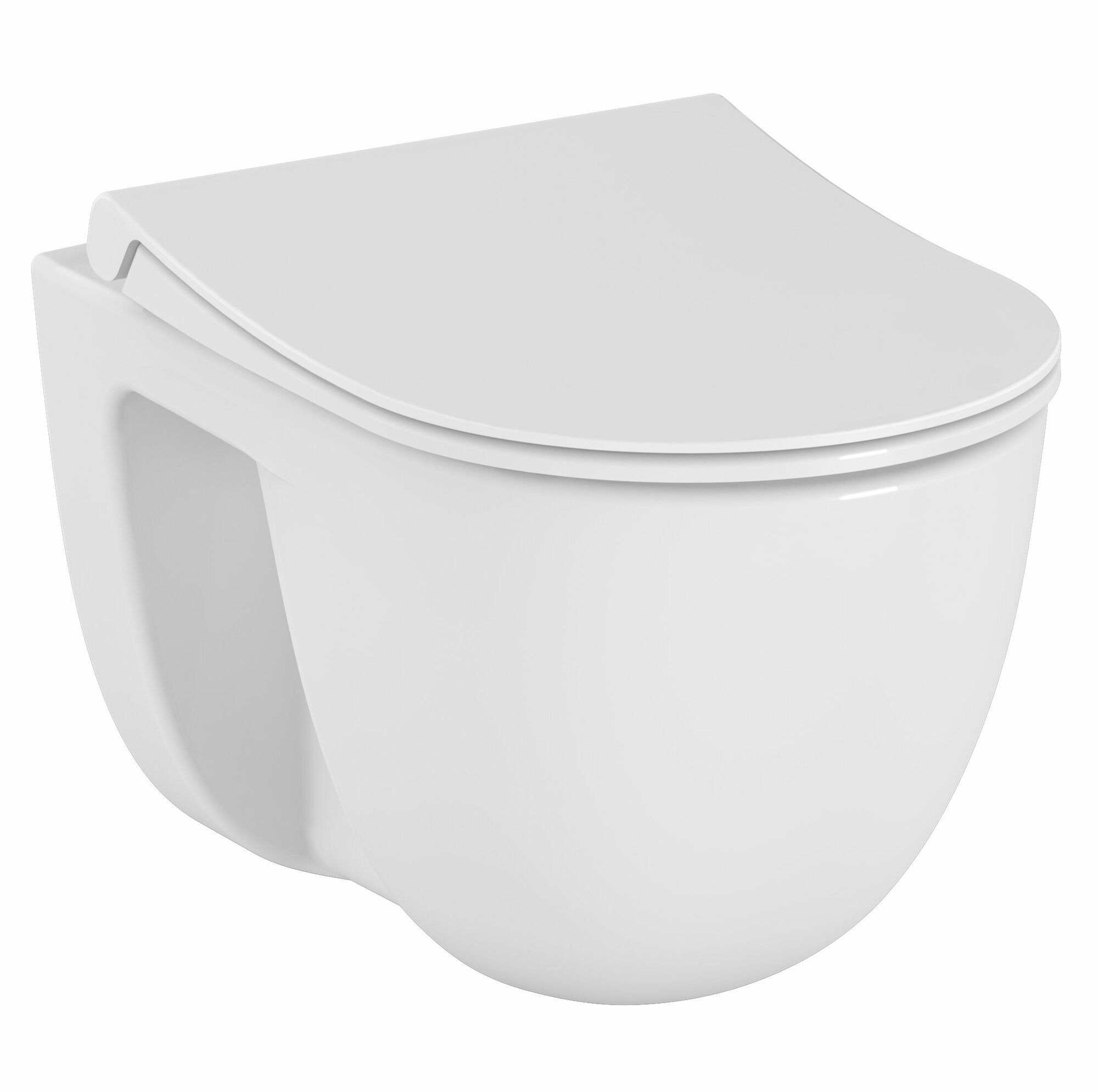 Унитаз подвесной Vitra S40 540х345х400 без сиденья, антибактериальное покрытие, безобод. 7759B003-007