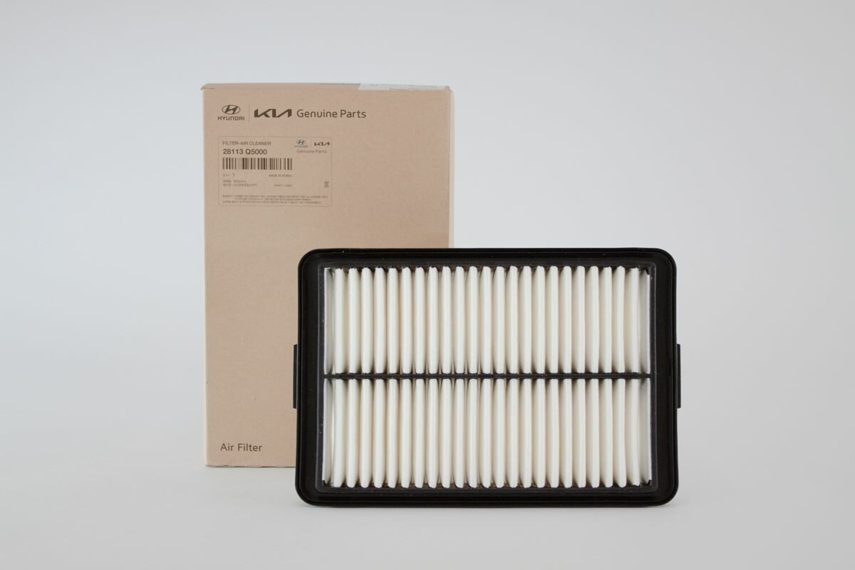 Фильтр воздушный Оригинал HYUNDAI Elantra 2016- / KIA Soul 2019 - , Cerato 2018 - , Ceed 2018 - / Хендай Элантра , Киа Сид Соул Церато / 28113Q5000