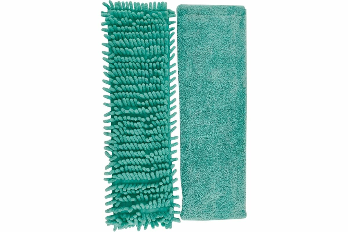 Рыжий кот Набор насадок из микрофибры для швабры 2шт (короткий и длинный ворс) 310489