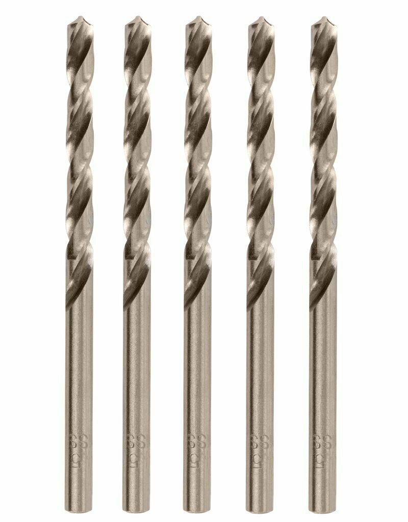 Набор сверл по металлу HSS-G 10,25х133, 5 шт Makita D-06585