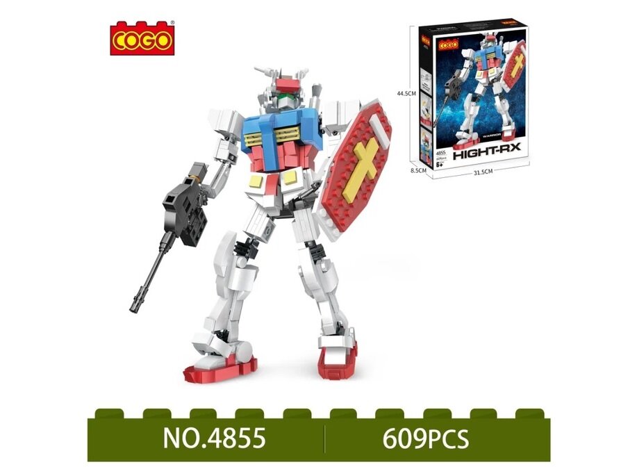 "Крестоносец" - лего-совместимый конструктор COGO с 609 деталями