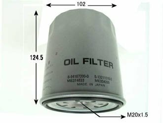 Фильтр масляный VIC C503 4DR#,4D3#, C223,4JA1,4JB1