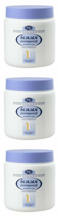 Iris бальзам №1 Бережный уход Ромашка, 500 мл, 3 шт