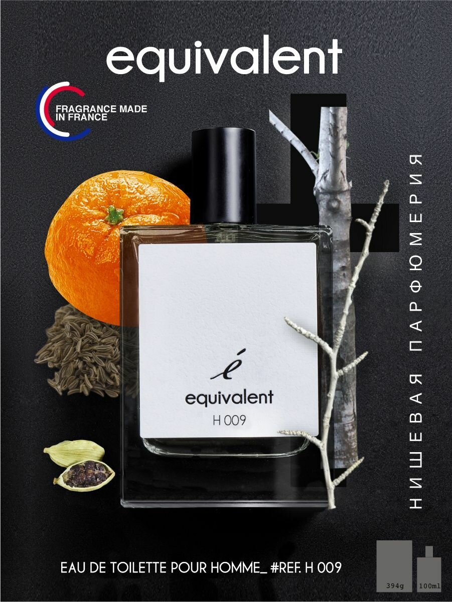 Туалетная вода мужская EQUIVALENT H009 селективный парфюм для мужчин 100 мл.
