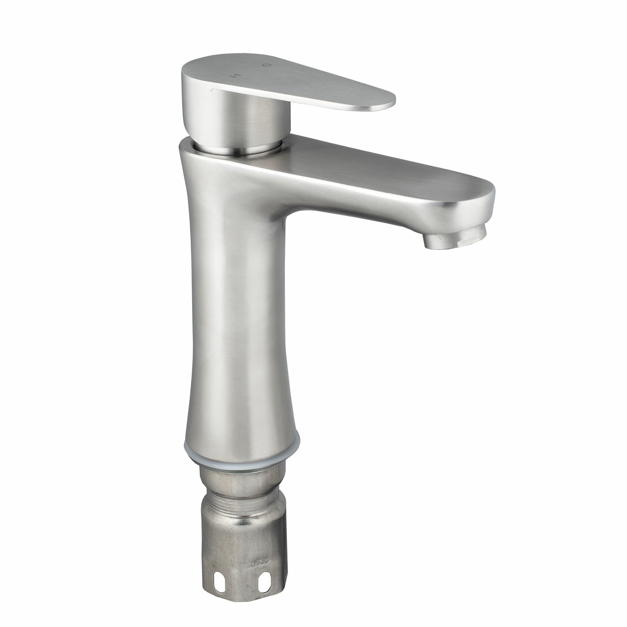 Смеситель для раковины и кухни из нержавеющей стали, 15 см, сатиновый