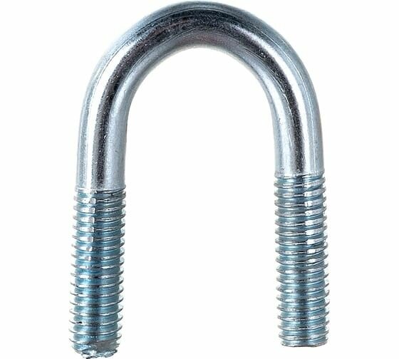Болт U-образный оцинкованный хомут 15-21 мм Gigant 1/2", М6, 10 шт. G/1/57