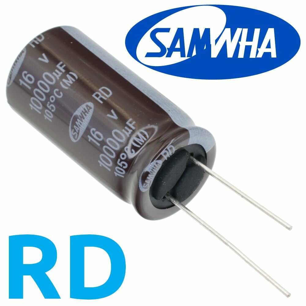 10000мкФ 16В / RD / 18x35 / 105 С / конденсатор электролитический (10шт)