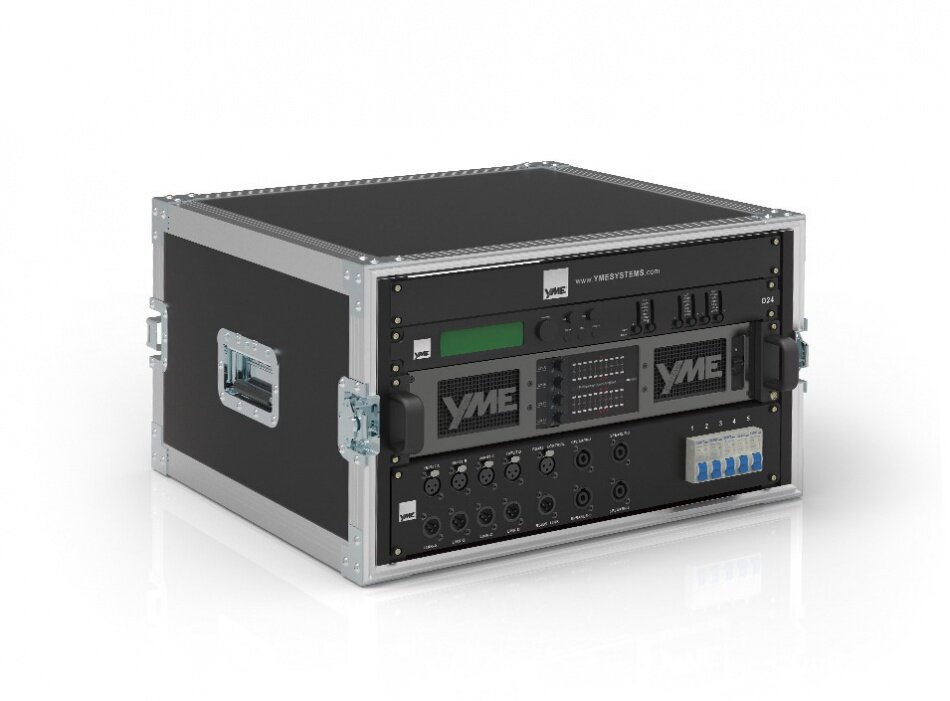 Комплект рэк с усилителем и коммутацией YMESYSTEMS RK-6RU