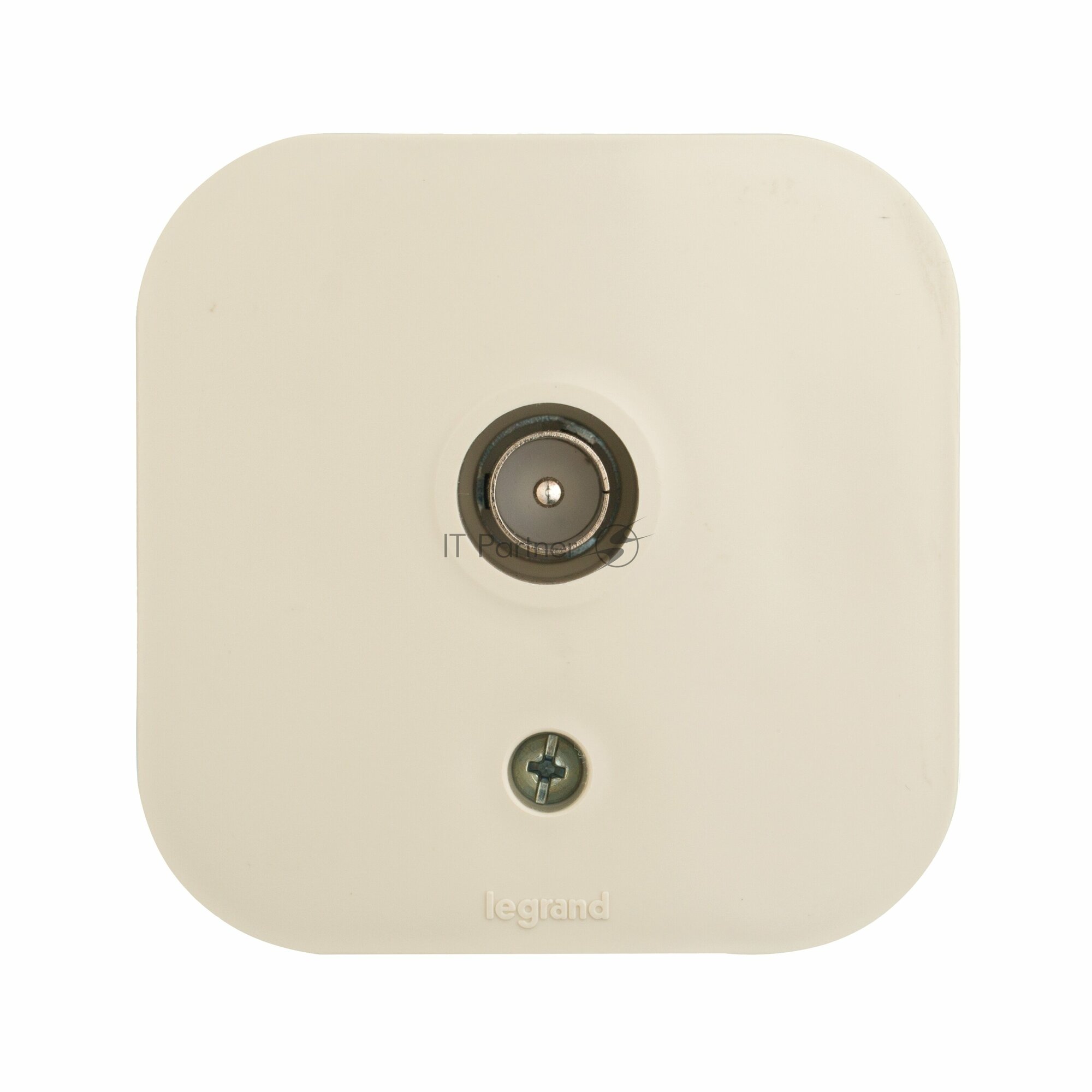 Розетка телевизионная Quteo слоновая кость Legrand (бежевый) 782245