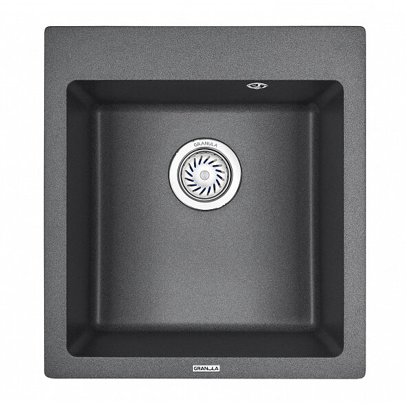 Кухонная мойка Granula GR-4651 46.5х51 графит